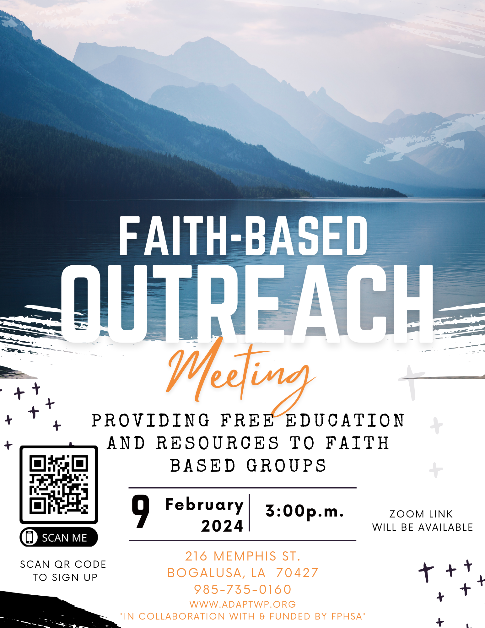 FPHSA Faith-Based Coalition Meeting (In-Person/Online) | FPHSA